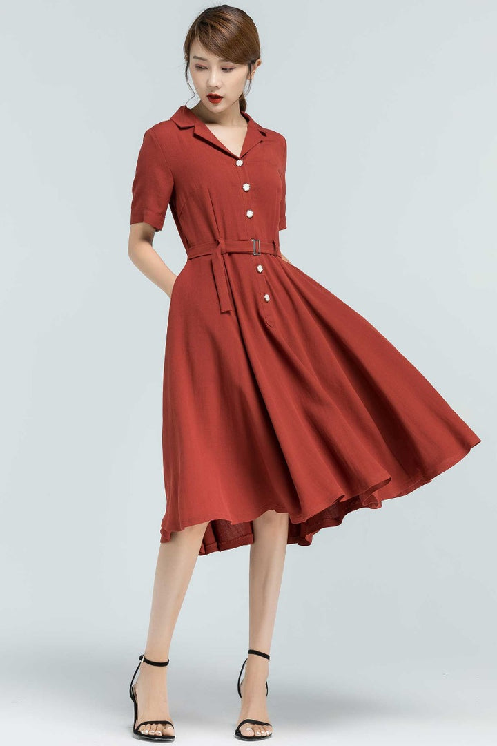 XIAOLIZI Linen Dress Collection: Handmade Women's Dresses for ...